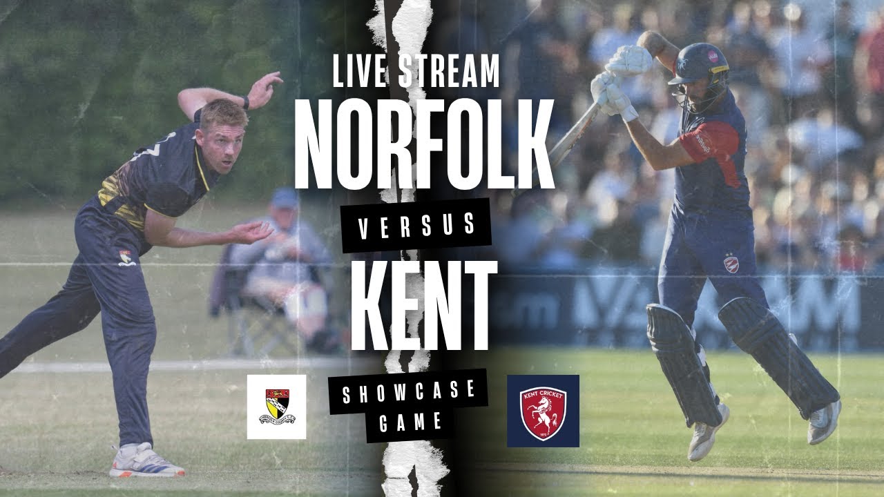 Norfolk CCC Vs Kent CCC - 50 Over Showcase Game - YouTube