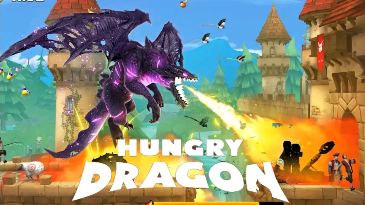 Hungry Dragon gameplay l Unleash monsters of destruction l Android and ...