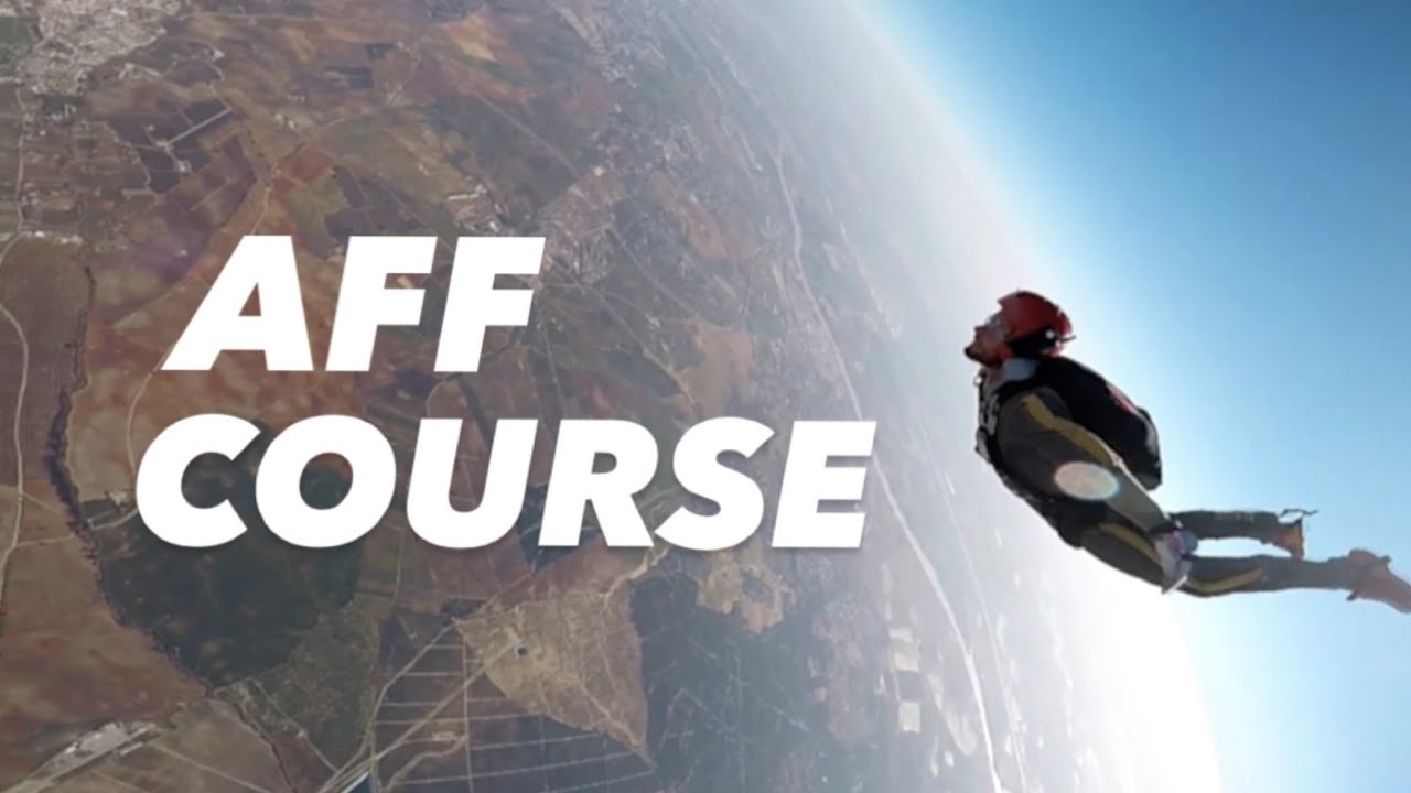 AFF COURSE SKYDIVE SPAIN - YouTube