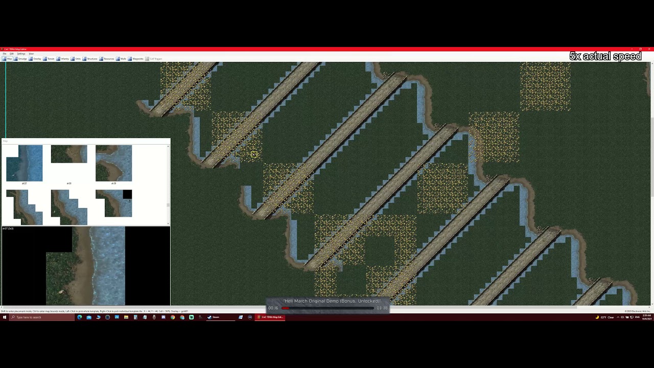 Creating a Map Using the Map Editor for Red Alert Remastered - YouTube