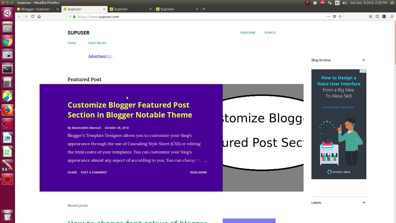 🔥Customize Blogger Featured Post Section in Blogger Notable Theme🔥 - YouTube