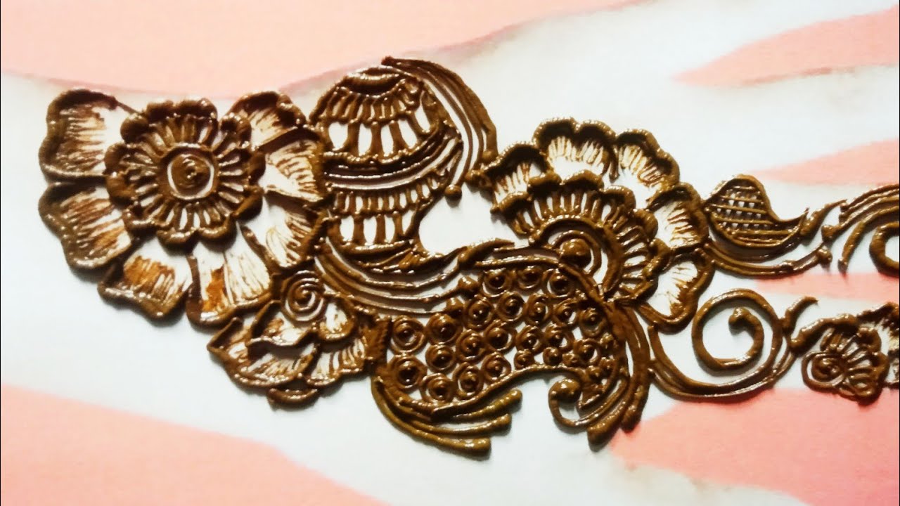Easy corner mehendi design #sasnehamehendicreation#hennatattoo - YouTube