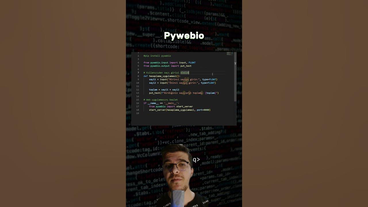 PYWEBIO #python - YouTube