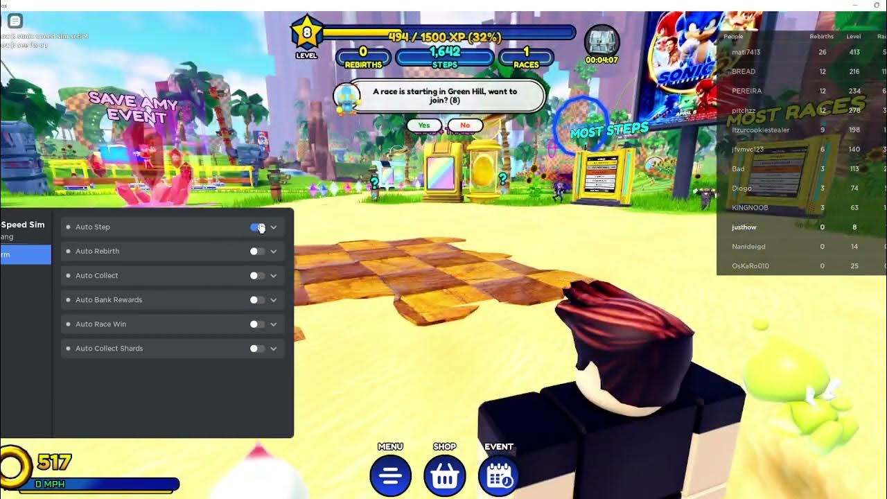(Pastebin) Sonic Speed Simulator Script! - YouTube