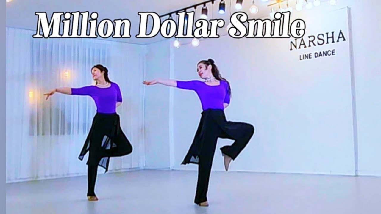 Million Dollar Smile (NC 2S) Intermediate | 천안 쌍용2동 일성이즈마트상가 4층 | 라인댄스 배우는 전문학원 | #나르샤라인댄스 - YouTube