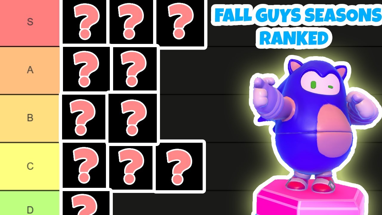 *NEW* FALL GUYS SEASONS RANKED… - YouTube