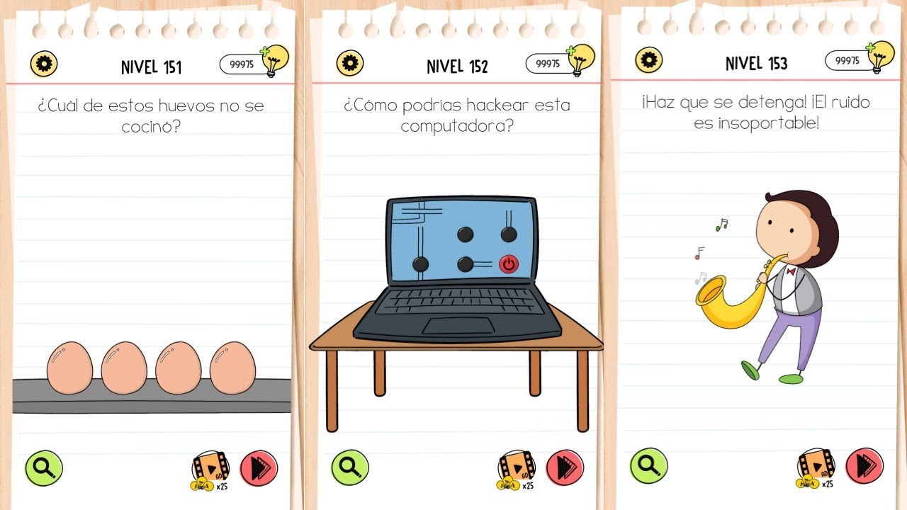 Brain Test 5 All-Star: IQ Boost - Nivel 151, 152, 153 Solución - YouTube