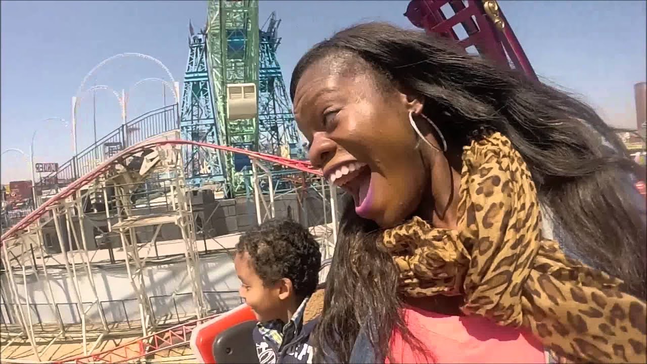 Riding the Circus Coaster at Coney Island Luna Park GoPro - YouTube