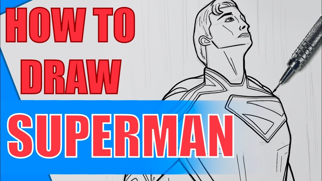 How To Draw James Gunn’s SUPERMAN From "SUPERMAN(2025)" - YouTube
