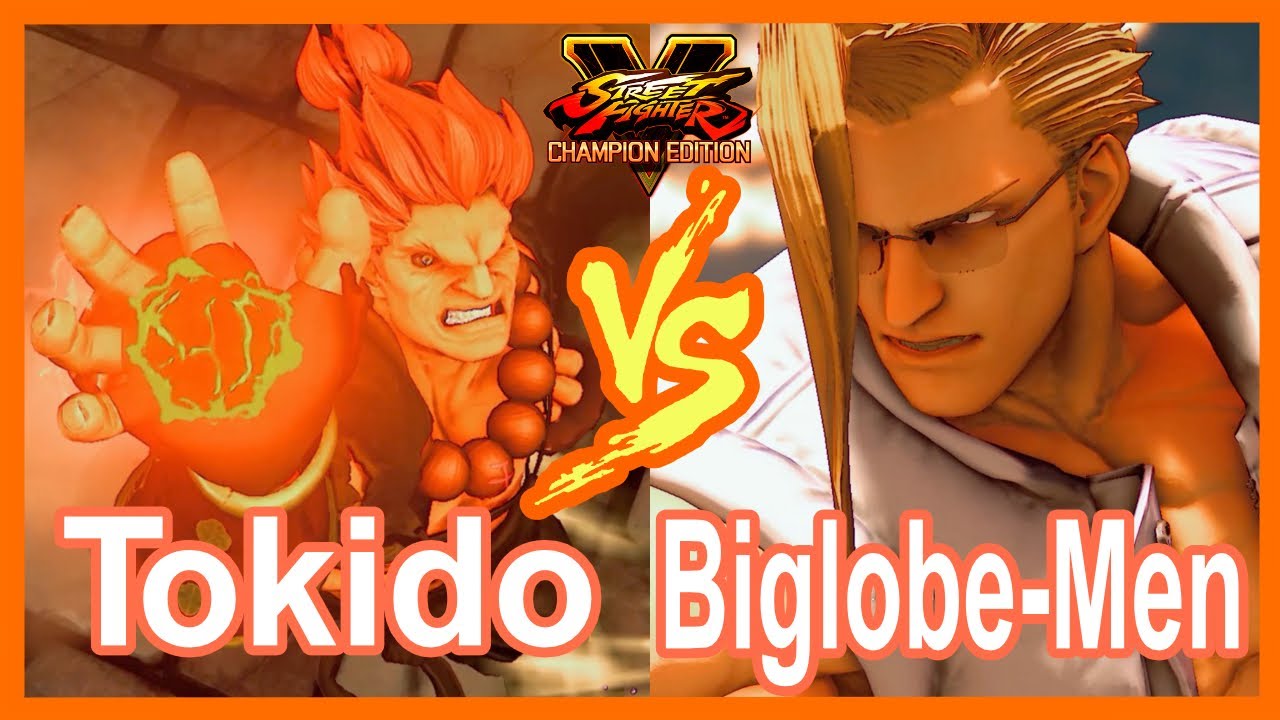 SFV Tokido (Akuma, Gouki) VS Biglobe-Men (Nash) - YouTube
