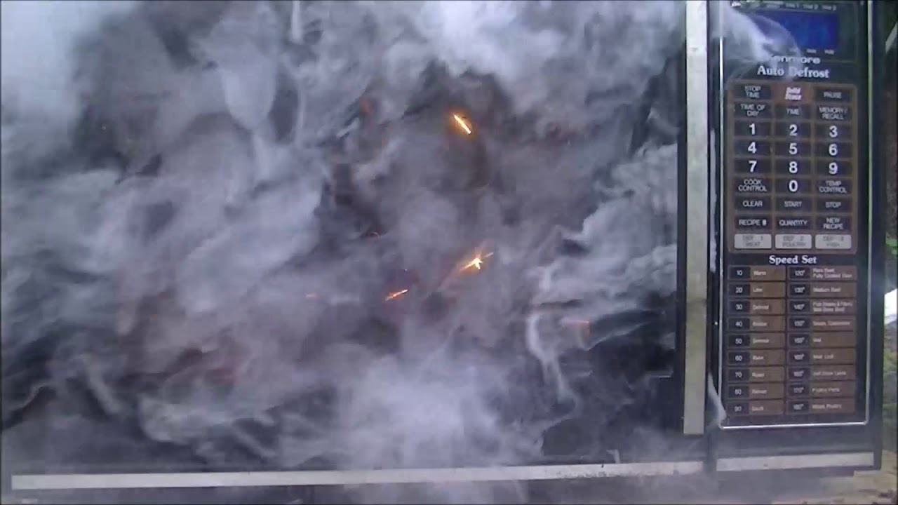 Fireworks In A Microwave - COLORFUL EXPLOSION In Slow Motion - YouTube