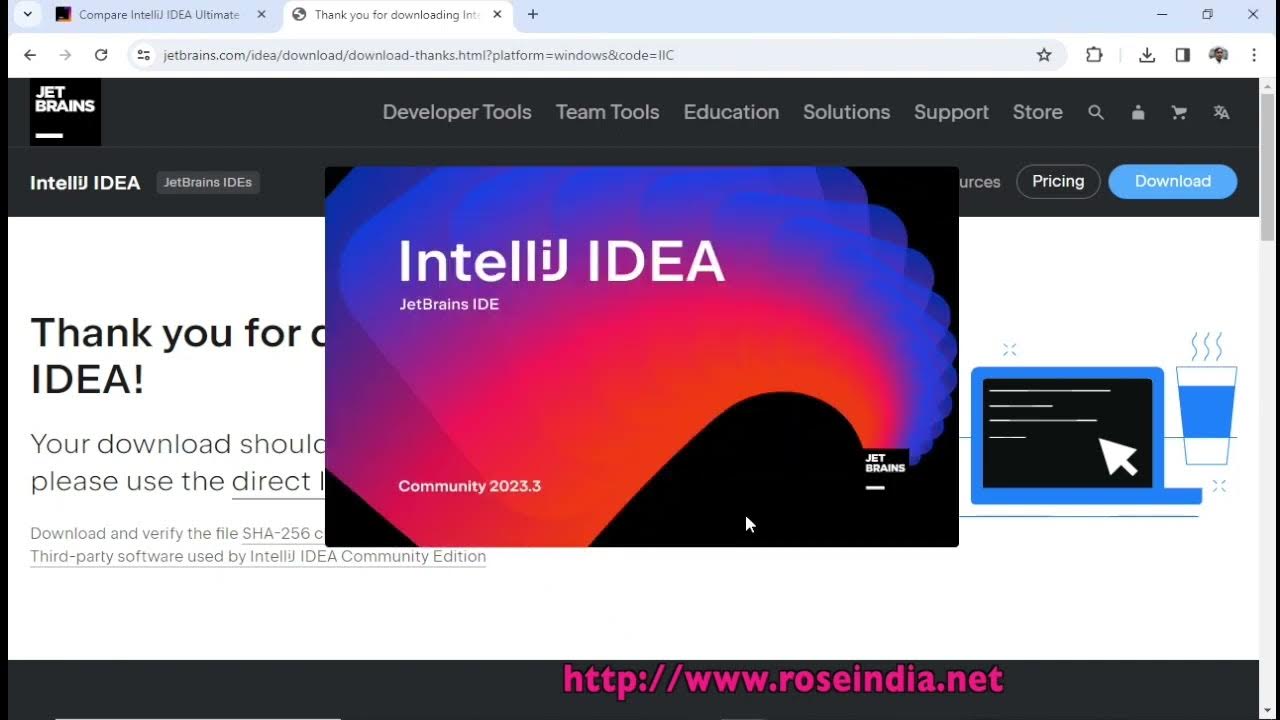 Download And Installing IntelliJ IDEA - YouTube