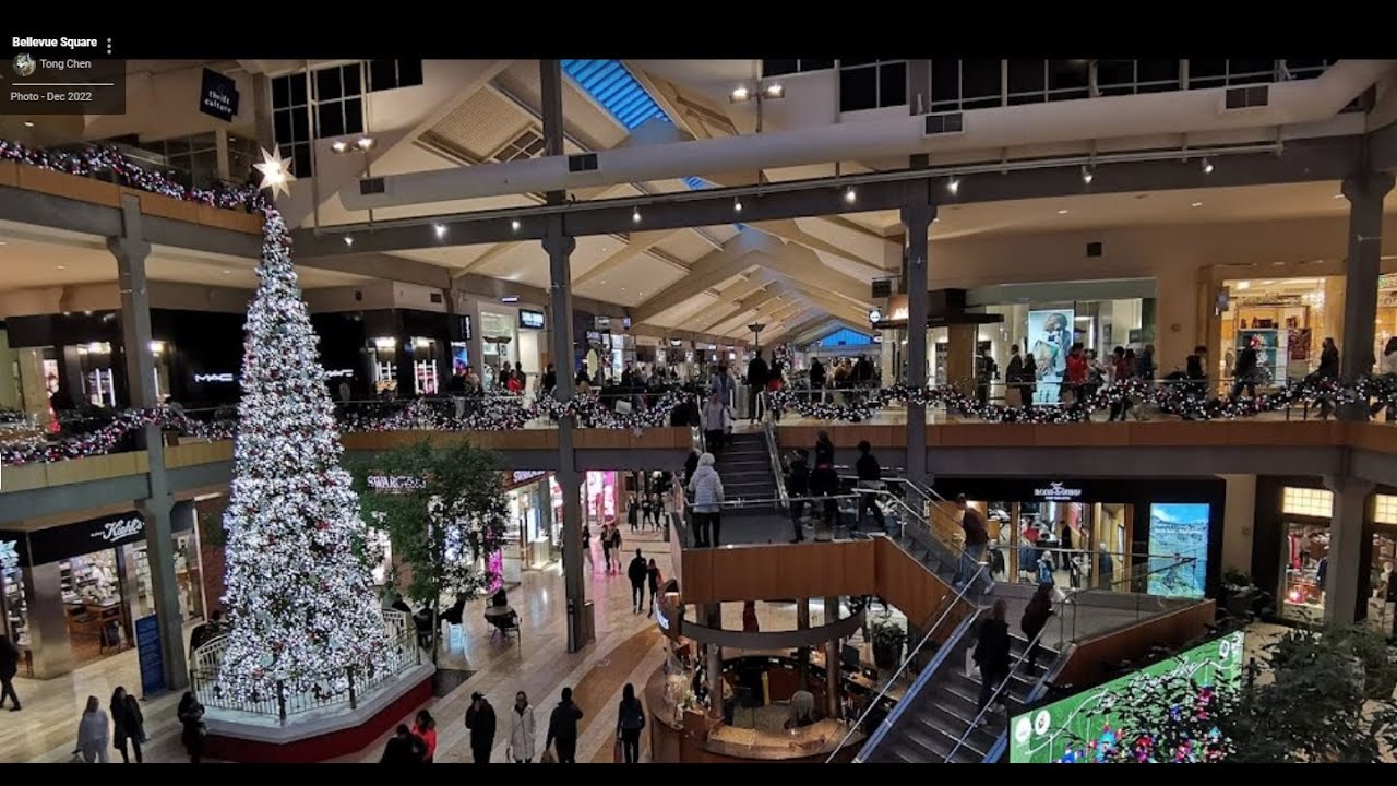 Let's walk in Bellevue Square (Bellevue, Washington) - YouTube