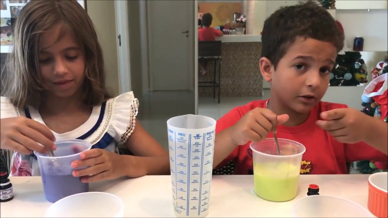 Como fazer Slime Baff - Por Gui e Gi - YouTube
