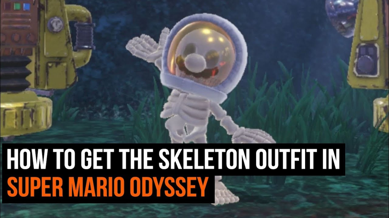 How To Get The Skeleton Outfit in Super Mario Odyssey - YouTube