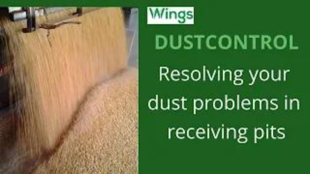 Wings DustControl suppressing dust in grain receiving pits is good ...