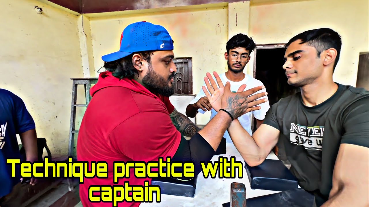 Arm Wrestling Table Practice || Top Roll To Hook and defensive Top roll ...