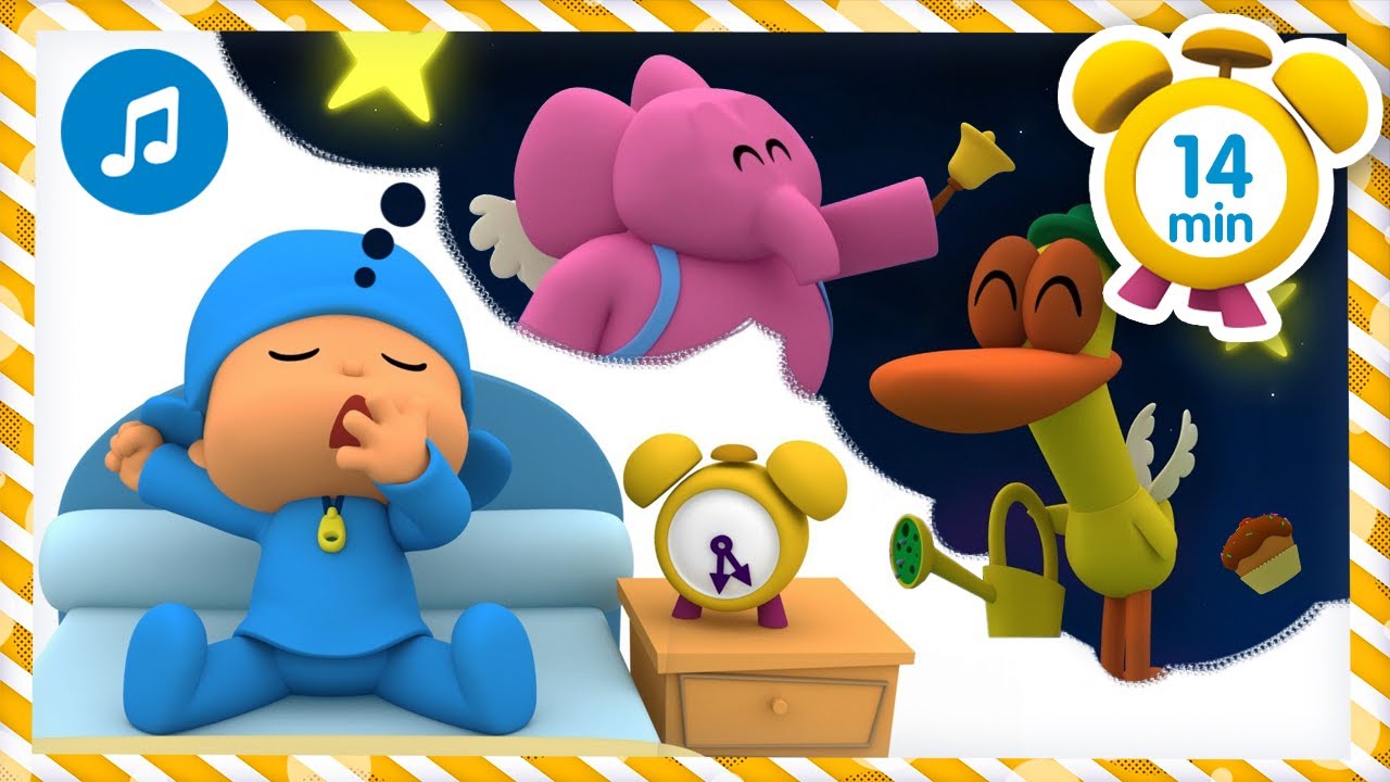 😴 SLEEPING POCOYO + More Nursery Rhymes & Kids Songs [ 14 minutes ...