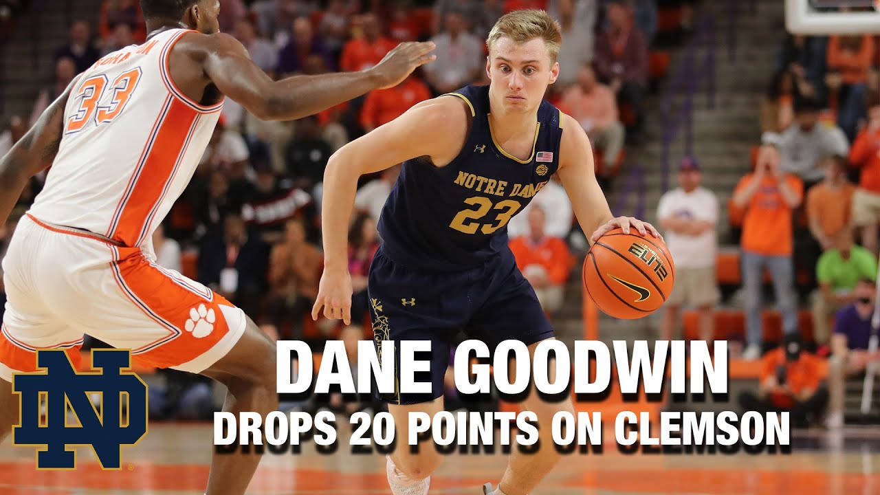 Notre Dame's Dane Goodwin Drops 20 On Clemson - YouTube