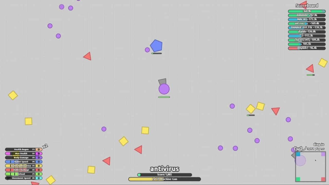 diep.io survival strategy - YouTube