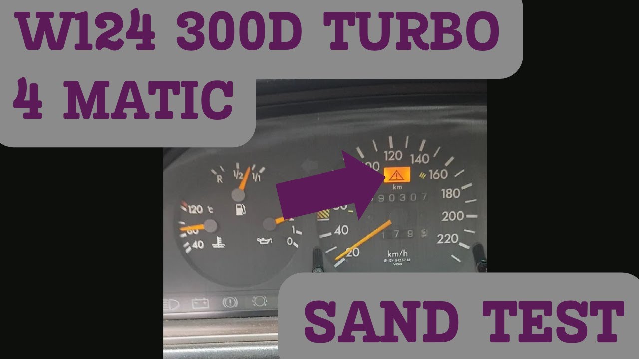 W124 4MATIC 300D TURBO OFF ROAD SAND TEST #w124 #4matic #turbodiesel ...