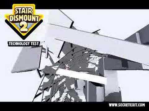 Stair Dismount 2 - Technology Test 2 - YouTube