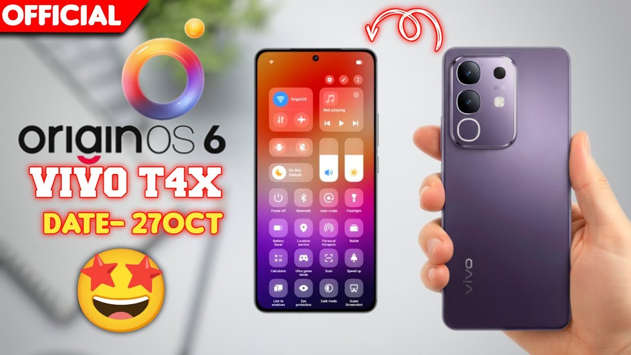 VIVO T4X 5G ORIGIN OS 6 update official date 🤩⚡| Vivo origin os 6 ...