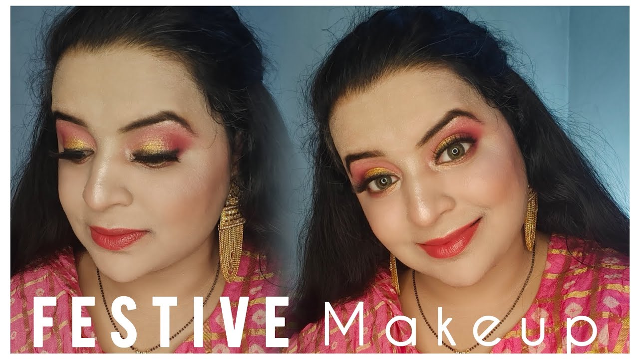 Festive Makeup Tutorial - YouTube