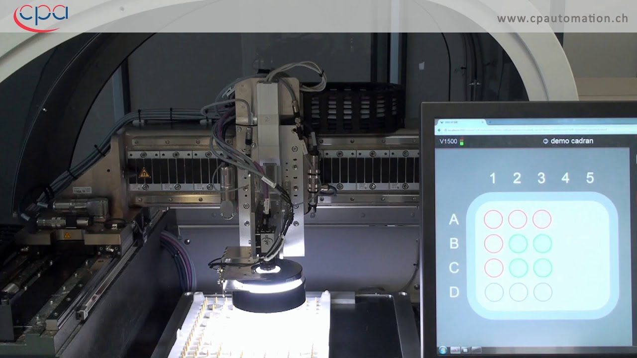 Dials automatic aesthetic inspection | by CPAutomation - YouTube