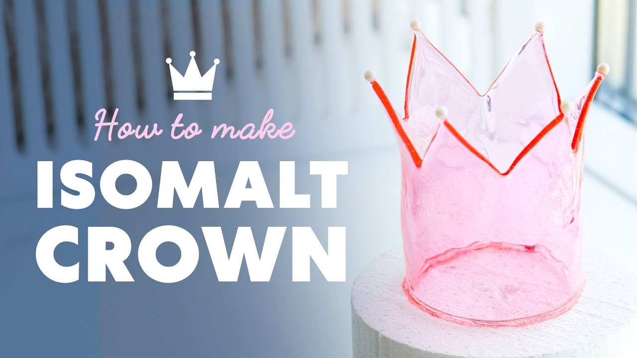 How to make Isomalt Crown - YouTube