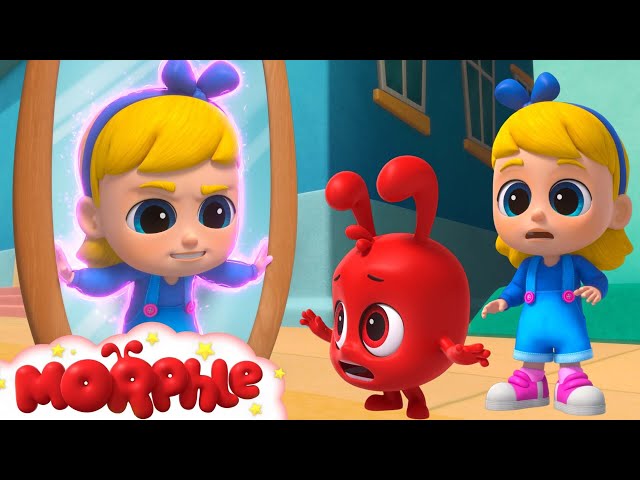 Morphle - Mila's evil twin is stuck in the magic mirror - Videos For Kids