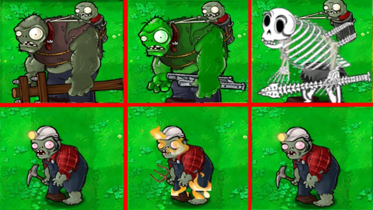 All Gargantuar vs All Digger Zombie vs All Plants - Plants vs Zombies ...