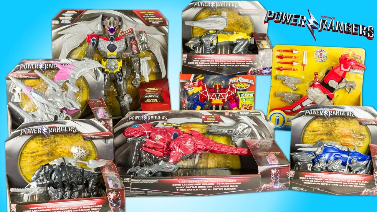 Power Rangers Mega Collection Zord Chasse aux Jouets Huge Toy Haul ...