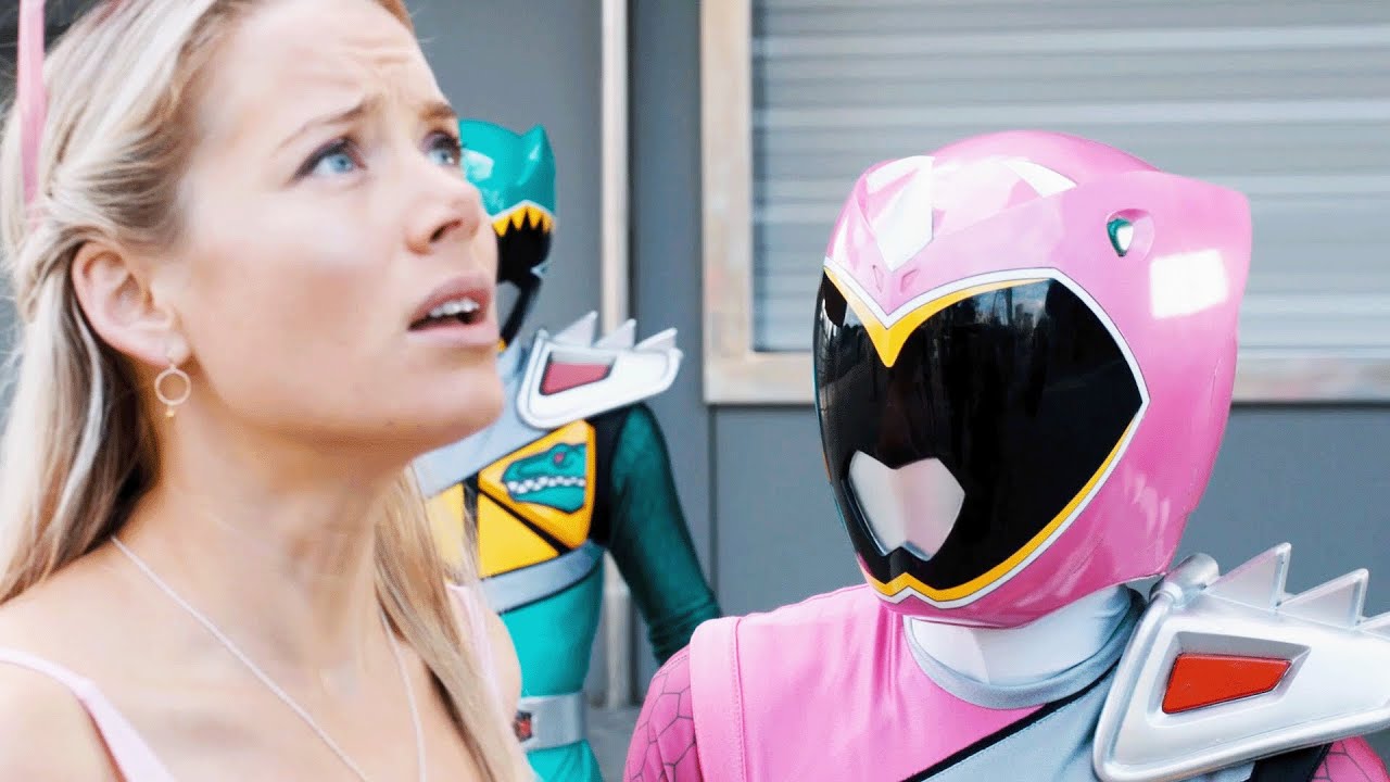 Pretty Dangerous In Pink 🦖 Dino Super Charge ⚡ Power Rangers Para Niños - YouTube