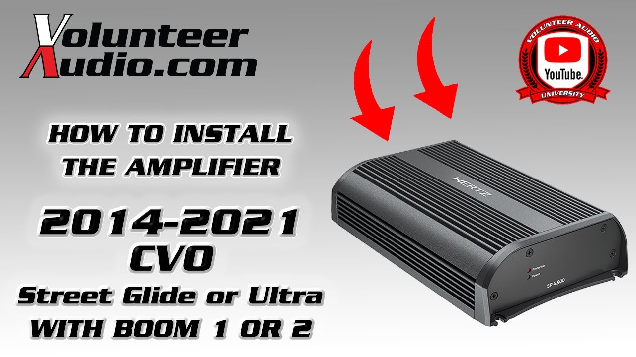 How to Install an Amplifier on a 2014-2021 Harley CVO Street Glide or ...