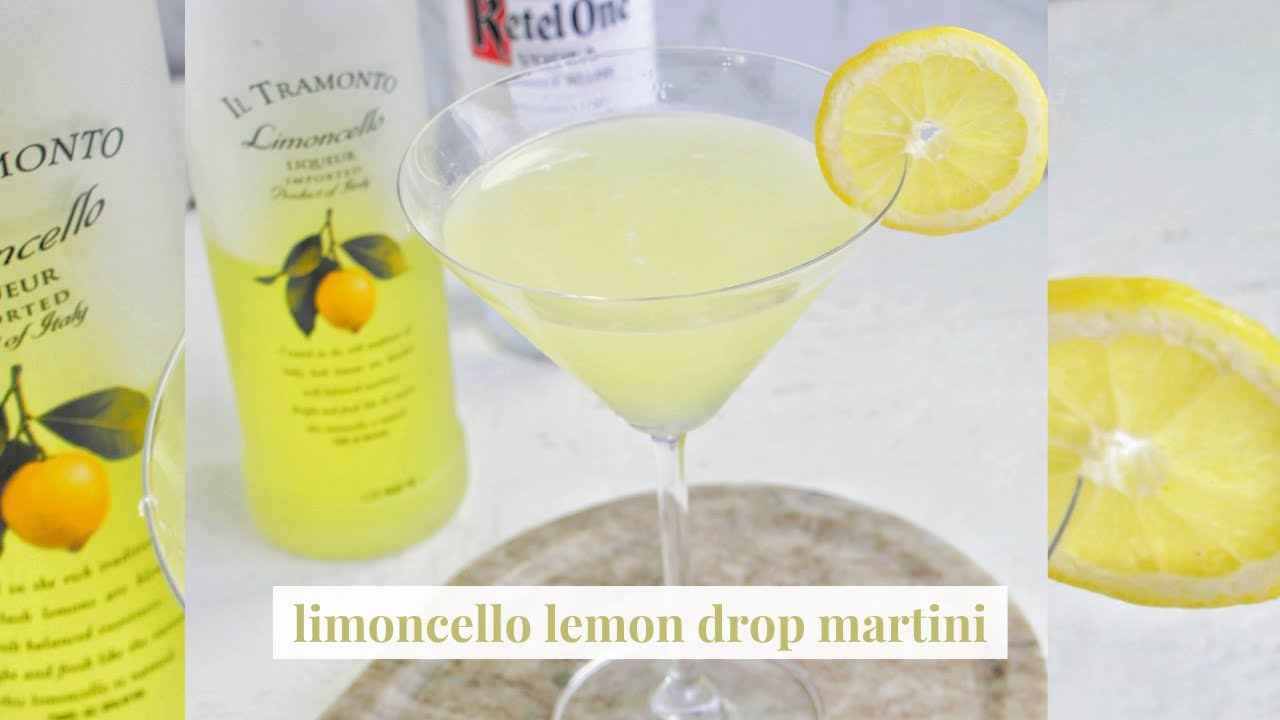 Limoncello Lemon Drop Martini - Homebody Eats - YouTube