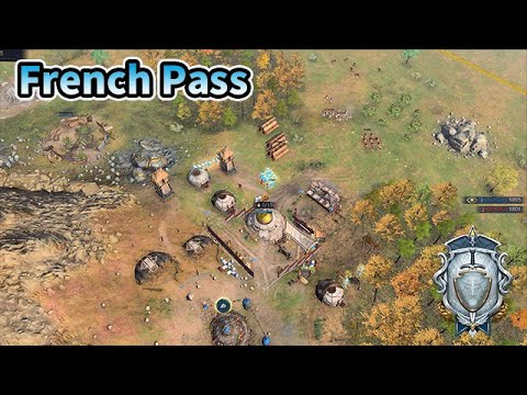 【9min】French pass VS china、Age of Empires IV,shunjijp - YouTube