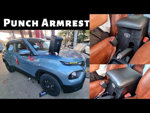 2022 Tata Punch Latest Wooden Armrest Installation without Screw ...