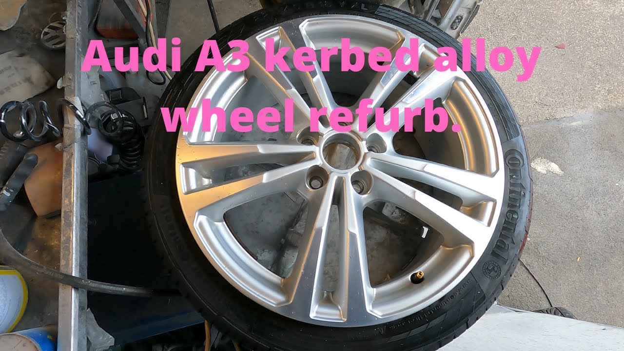 Scuffed alloy wheel refurbishment. - YouTube