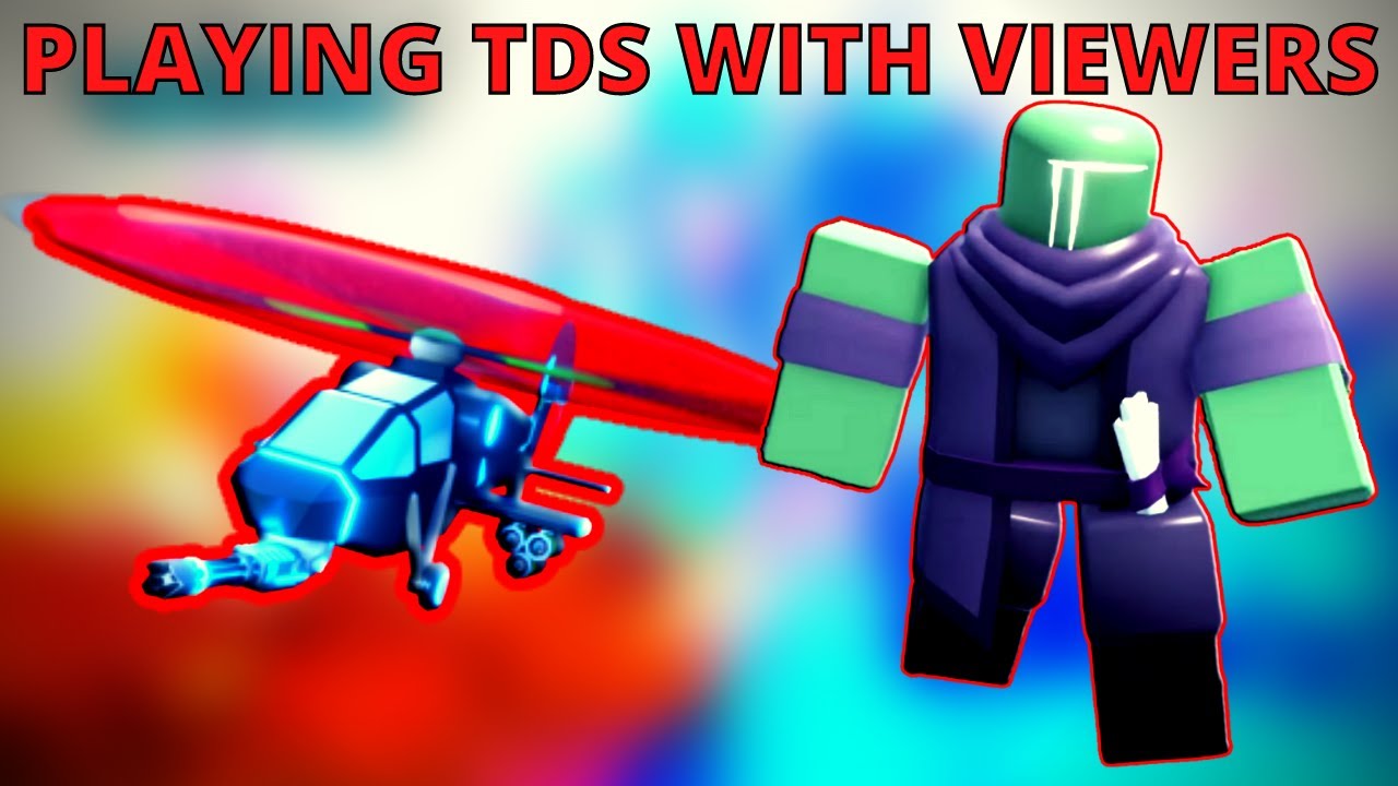 🔴LIVE! PLAYING TOWER DEFENCE SIMULATOR (TDS) WITH VIEWERS - YouTube