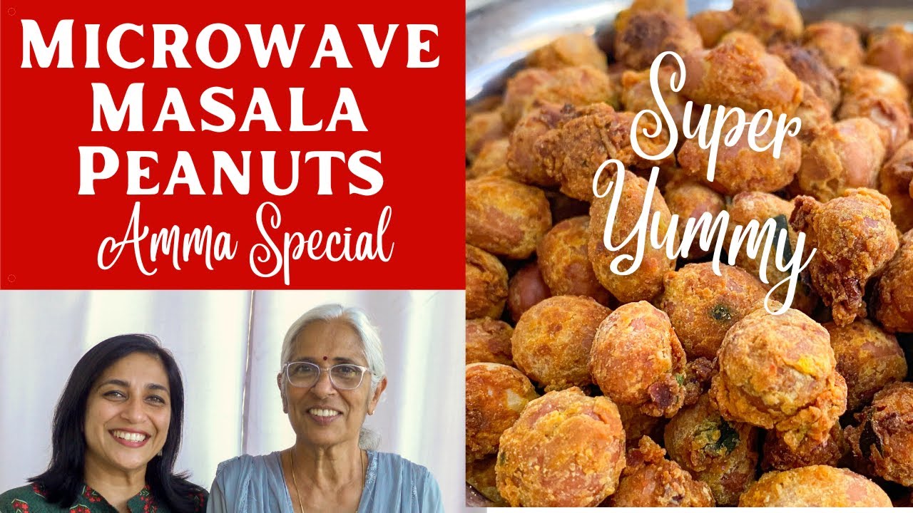 Super Yummy Microwave Masala Peanuts|Amma Special Recipe|Crispy Masala ...