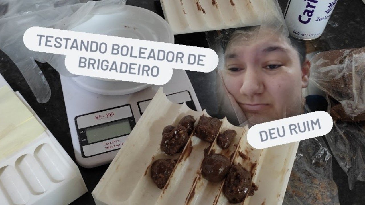 Comprei um boleador de brigadeiro!! E DEU RUIM - YouTube