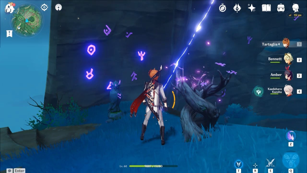 Wall Ishine Script Puzzle in Tsurumi Island | Genshin Impact 2.2 - YouTube