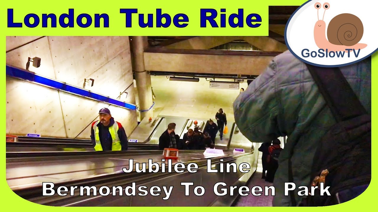 London Underground Tube Ride | Bermondsey To Green Park | Jubilee Line ...