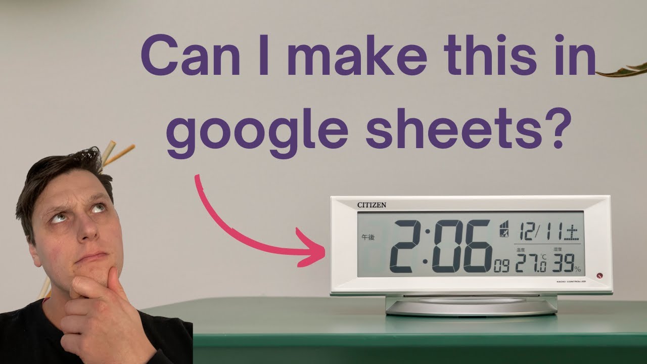 Can I build a digital display in a spreadsheet? - YouTube