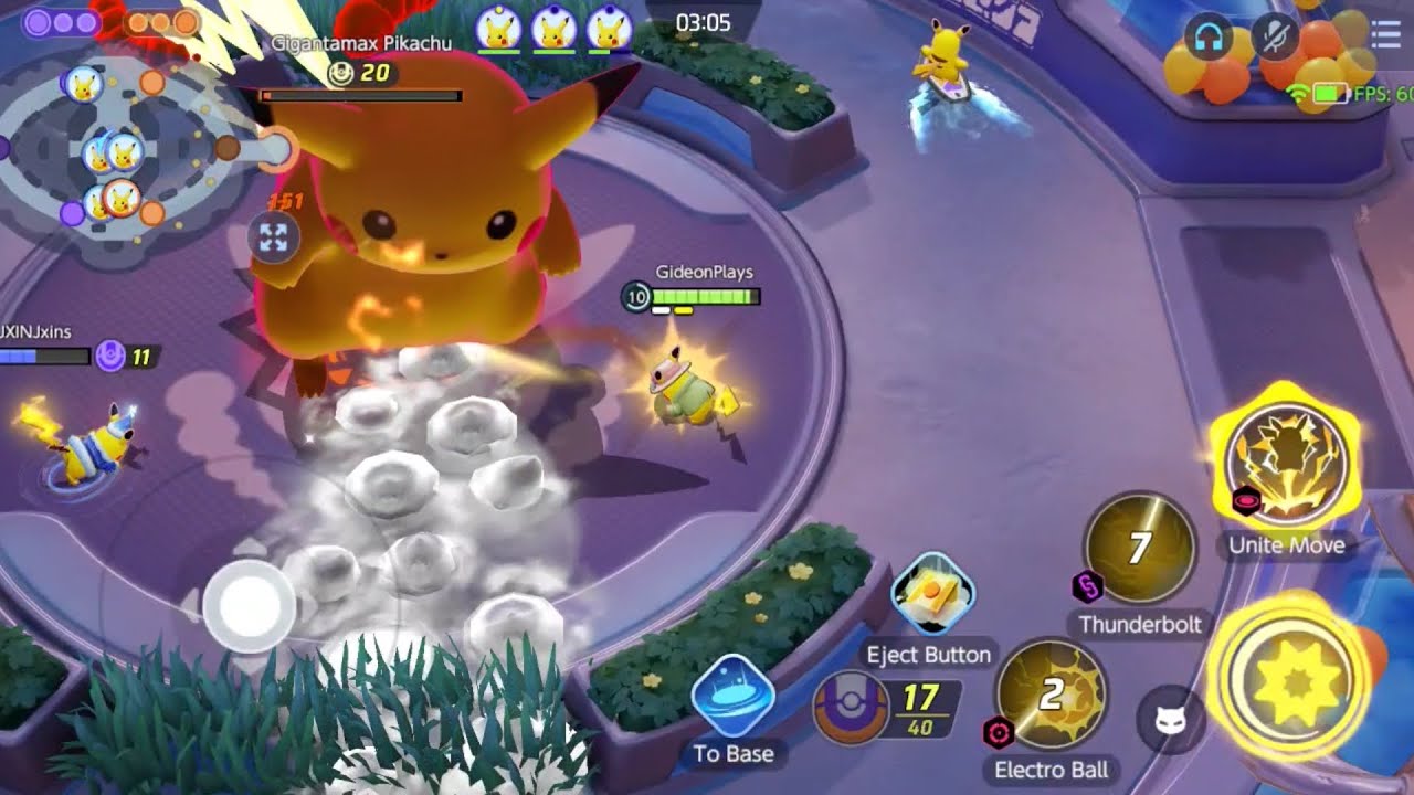 The New Map Pika Party Is Fun to Play!! Pokemon Unite. - YouTube