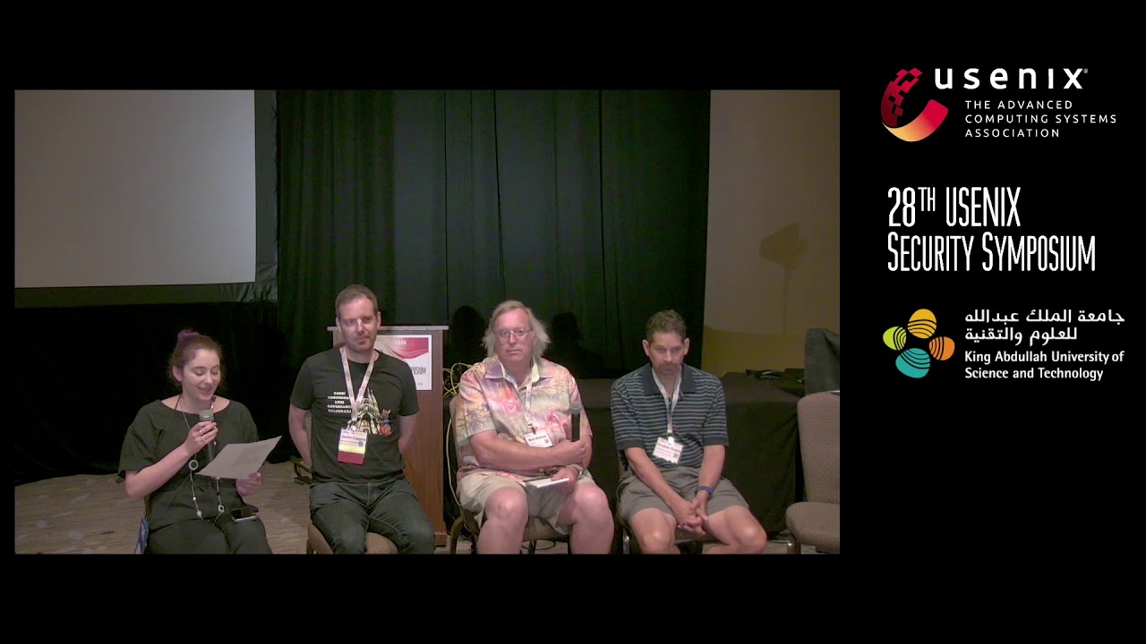 USENIX Security '19 - Security Educational Panel - YouTube