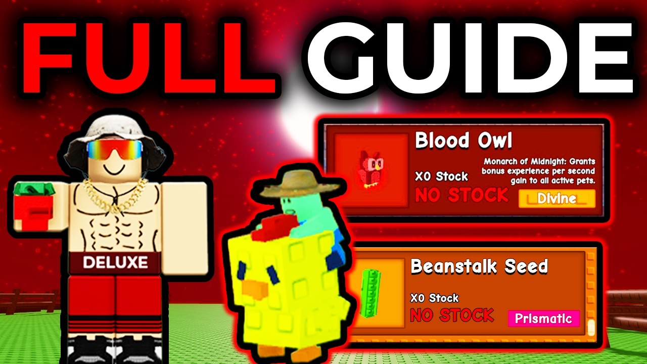 How to FULLY COMPLETE The BLOOD MOON UPDATE! (Grow A Garden Guide ...