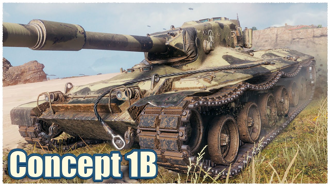 Concept 1B • 10.1K DMG • 12 KILLS • WoT Gameplay - YouTube