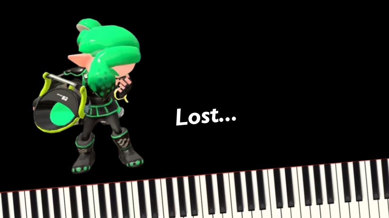 Splatoon - Lose Theme [Piano Cover] - YouTube
